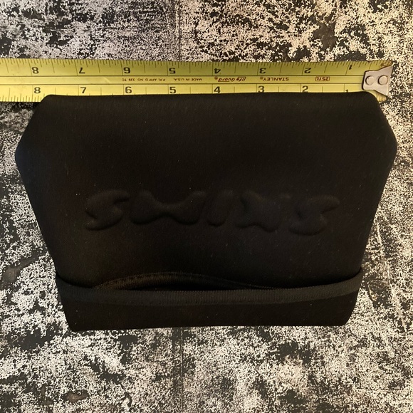 SKIMS | Bags | Skims Small Neoprene Black Bag Nude Skims Washable Mask ...